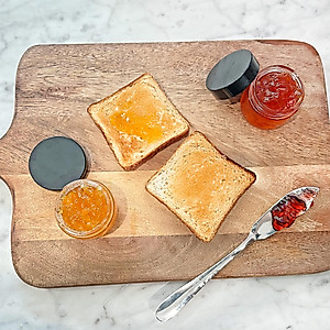 Cornucopia Brands 2oz Straight Sided Clear Glass Jars (12 pack), Airtight Cosmetic Jars for Creams, Balms & Aromatherapy