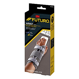 FUTURO-MMM-357 Deluxe Wrist Stabilizer, Large/X-Large - grey
