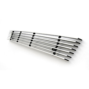2004-2007 Armada, 04-14 Titan Billet Bumper Grille, Polished, 1 Pc, Bolt-On - PN #25780