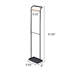 YAMAZAKI home Tower Hanging Umbrella Stand Black