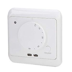 Underfloor Heating Thermostat, AC 230V 50/60HZ 16A Underfloor Heating Floor Temperature Controller with Sensor Thermostat Heating Cooling Control Switch