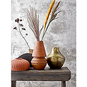 Creative Co-Op Hammered Metal Vase with Antique Finish