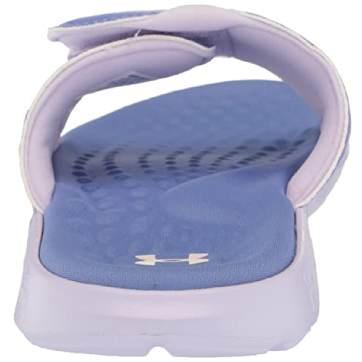 Under Armour Women's Ignite Pro Slide, (400) Baja Blue / Nebula Purple / Nebula Purple, 7, US