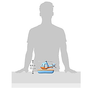 Green Toys Seacopter, Blue/Orange CB - Pretend Play, Motor Skills, Kids Bath Toy Floating Vehicle. No BPA, phthalates, PVC. Dishwasher Safe, Recycled Plastic, Made in USA.