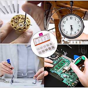 1000Pcs mini screw kit M1 M1.2 M1.4 M1.7 Phillips pan Head Micro Screws Self-Tapping Electronic small metric screw PA Nickel-Plated