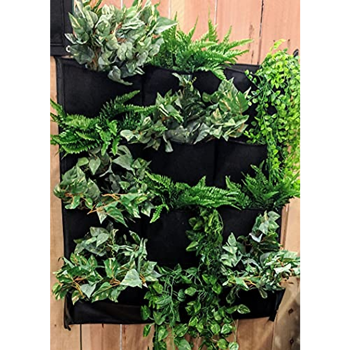 Delectable Garden Cloth 12 Pocket Hanging Vertical Garden Wall Planter for Yard Garden Home Decoration
