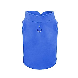 Cute Dog Clothes for Boys Winter Sweater and Autumn Fleece Keep Warm Vest Pet Clothes Dog T Shirts with Sleeves