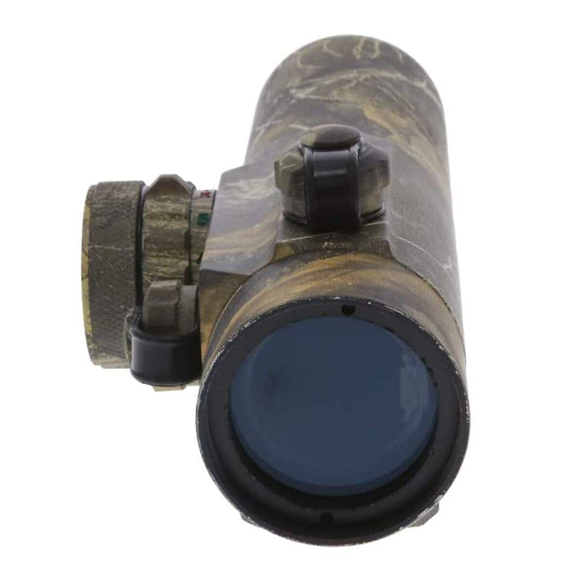TruGlo TG8030GA Red Dot Gobble Stopper 30mm Crossbow Hunting Sight with Dual Color Red and Green Reticle Illumination, Camouflage