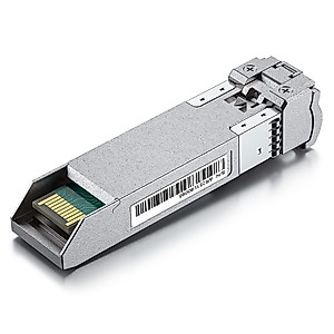 10Gtek 25G SFP28 SFP+ SR Transceiver, 25GBase-SR Duplex LC MMF Optical Module for Intel E25GSFP28SR, 850nm, DDM, up to 100m