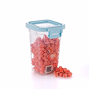 Plasutil 5 Piece Food Storage Container Set with Lock Duo. Lids Attached.