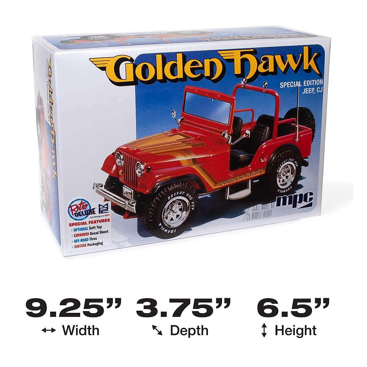 MPC 1981 Jeep CJ5 Golden Hawk 1:25 Scale Model Kit