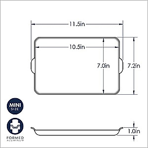 Nordic Ware, Mini Griddle, Black