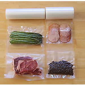 2 Pack - SimpleHouseware 11" x 50 Feet Vacuum Sealer Bags (total 100 feet)