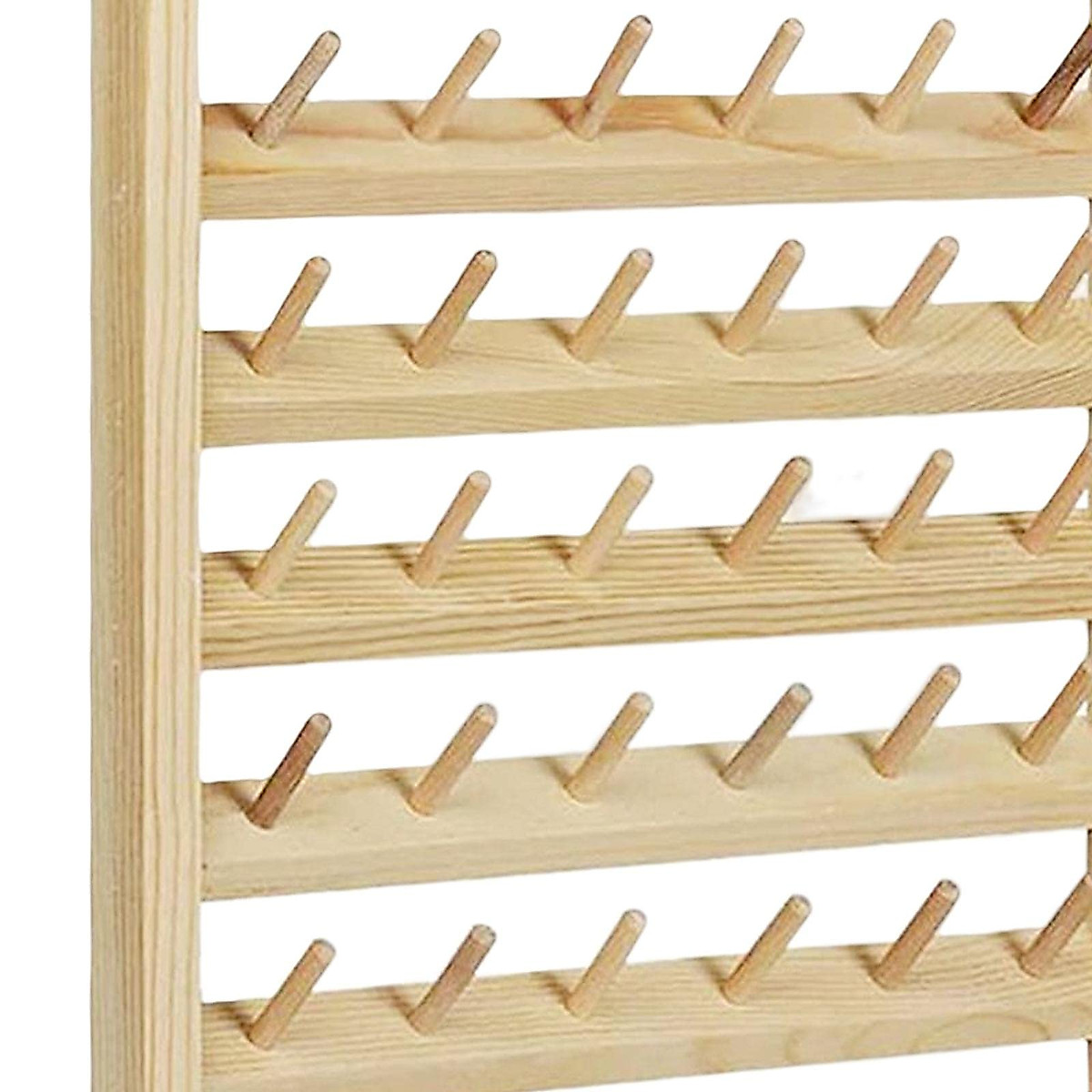 Fancyes 48 Spool Sewing Thread Mounted Sewing Holder Organizer Shelf for