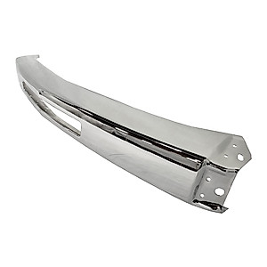 MBI AUTO - Chrome, Steel Front Bumper Impact Face Bar Compatible with 2007 2008 2009 2010 2011 2012 2013 Chevy Silverado 1500 Pickup 07-13, GM1002831