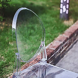 BalsaCircle 36-Inch Tall Clear Plastic Transparent Chair Wedding Party Furniture Reception Dinner Catering Ceremony Home Decorations