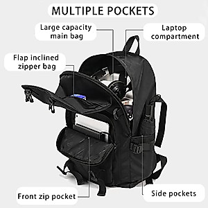 KUKUCAT School Backpack University High School Students Bookbag Waterproof Backpack Travel Laptop Backpack Men and Women