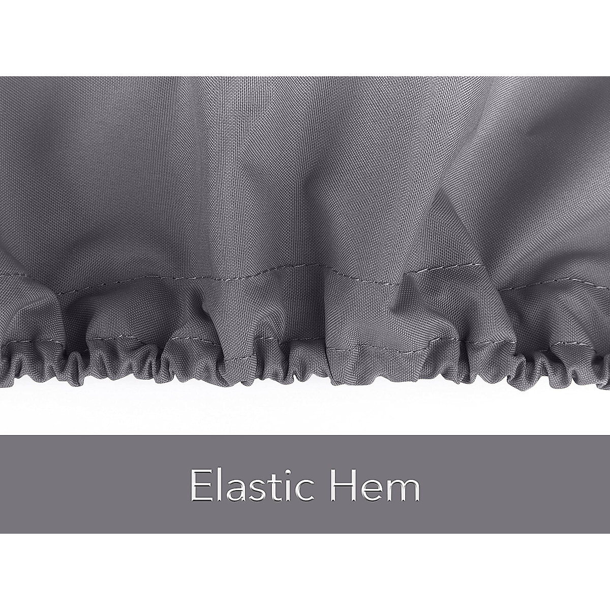 Covermates Outdoor Serving Cart Cover - Water Resistant Polyester, Drawcord Hem, Mesh Vents, Patio Furniture Table Covers, 50W x 30D x 34H, Charcoal