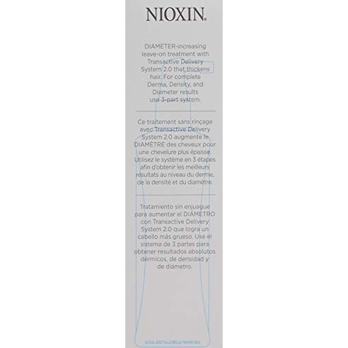 Nioxin System 3 Scalp & Hair Treatment, Color Treated Hair with Light Thinning, 6.8 Fl Oz