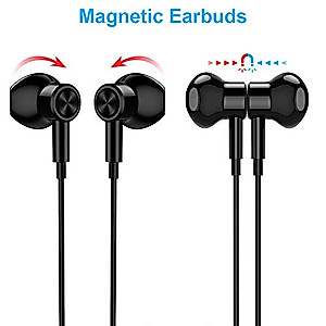 TITACUTE USB C Headphone for Samsung S22 Ultra S23 S21 S20 FE A53 Magnetic Wired Earbuds Noise Canceling Stereo in Ear Type C Earphone with Microphone for Galaxy Z Flip 4 3 Note 20 Google Pixel 7 6 6a