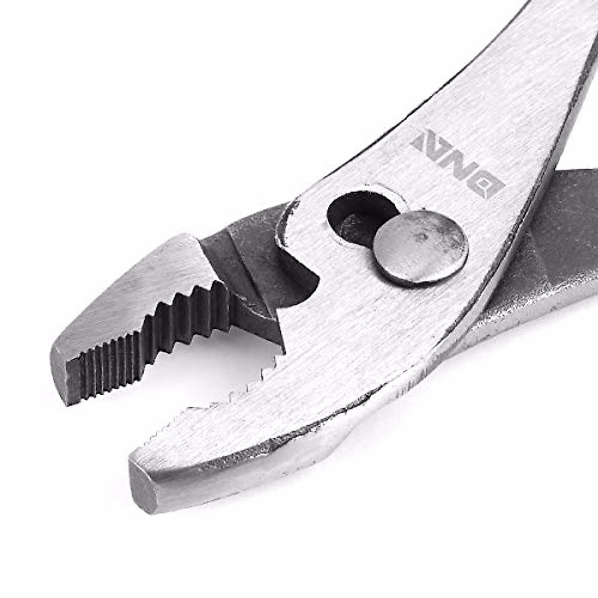 DNA Motoring TOOLS-00069 8 inch Slip Joint Pliers - Durable Jaws Pliers w/Milled Teeth, Rubberized Non-Slip Handle