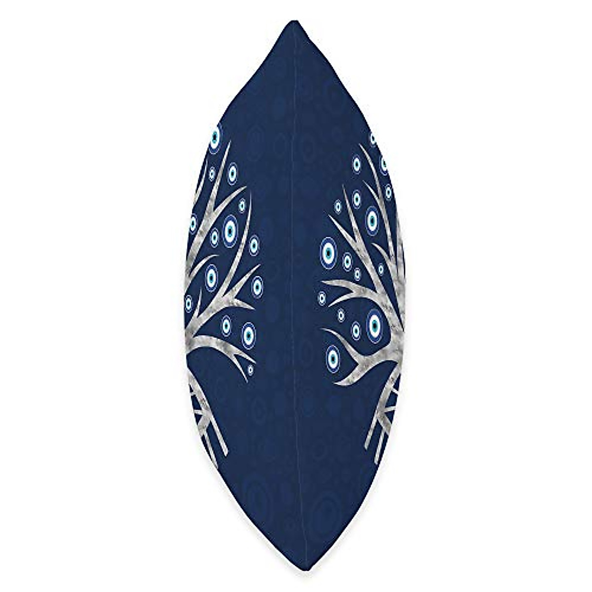 Creativemotions Greek Mati Mataki-Matiasma Evil Eye Tree Throw Pillow, 18x18, Multicolor