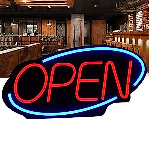 Neon Open Signs for Business LED Light LED Neon Open Sign for Business Neon Lights Signs Lighted Sign Open Super Bright LED Neon Lights Sign for Window Wall Bar Store Door Decor