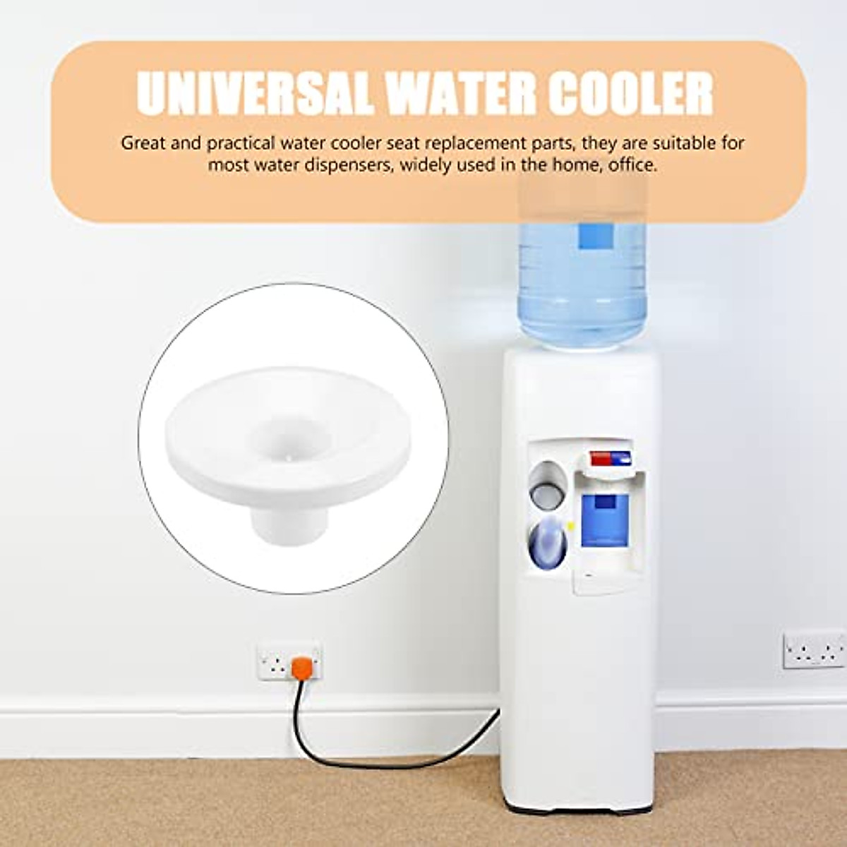 Water Fountain Smart Seat 3pcs Water Cooler Water Dispenser Water Guard Water Fountain Base Bottle Holder Replacement Part Water Dispenser Accessory Water Cooler