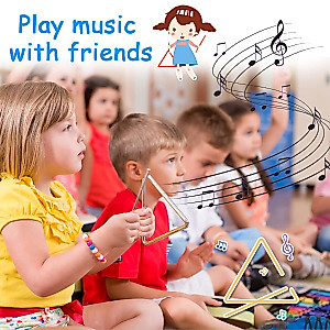 LOOIKOOS Toddler Musical Instruments International Natural Wooden Music Set for Toddlers and Kids - Eco Friendly Preschool Educational Musical Toys with Storage Bag