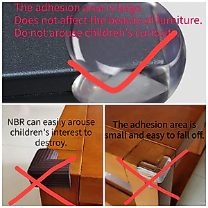 Corner Protector Table Corner Guard Baby Proofing Table Corner Guards Protectors for Furniture Against Sharp Corners,Clear Furniture Protectors for Child Safety 12PCS