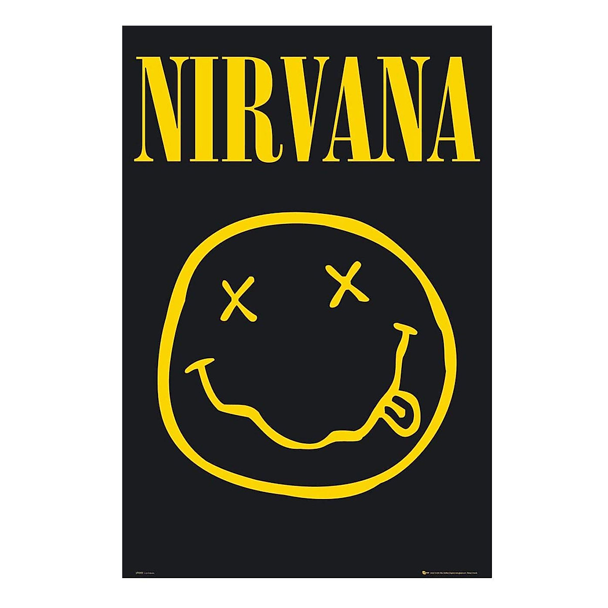 Nirvana Smiley Poster