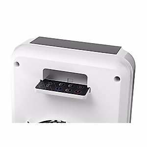 Ozeri 3x Tower Fan (44") with Passive Noise Reduction Technology, White