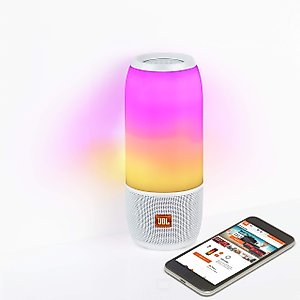 JBL Pulse 3 - Wireless Bluetooth Waterproof Speaker - White
