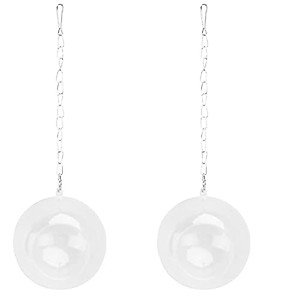 Mipcase 2 PCS Parrot Feeder Toy Bird Foraging Toy Parrot Forager Toy Bird Foraging Feeder Clear Pet Birds