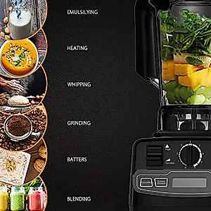 High-Powered 1450W Blender Smoothie Maker with Variable Speeds, Large Capacity Tritan Jar, 4 Preset Programs, Make Healthy Drinks & Meals Effortlessly