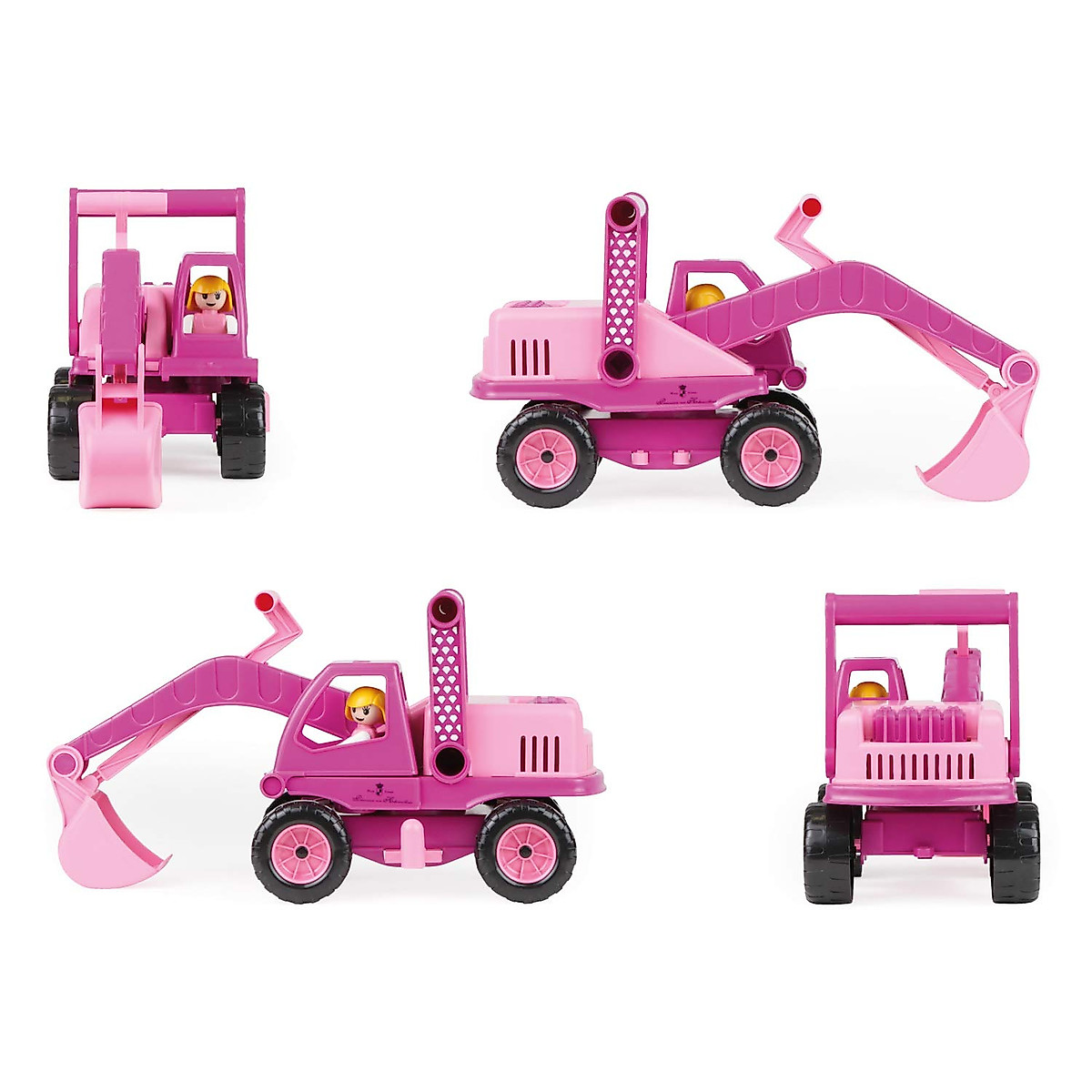 Lena Eco Active Princess Pink Toy Excavator Truck is a Eco Friendly BPA and Phthalates Free Toy Manufactured from Premium Grade Resin and Wood