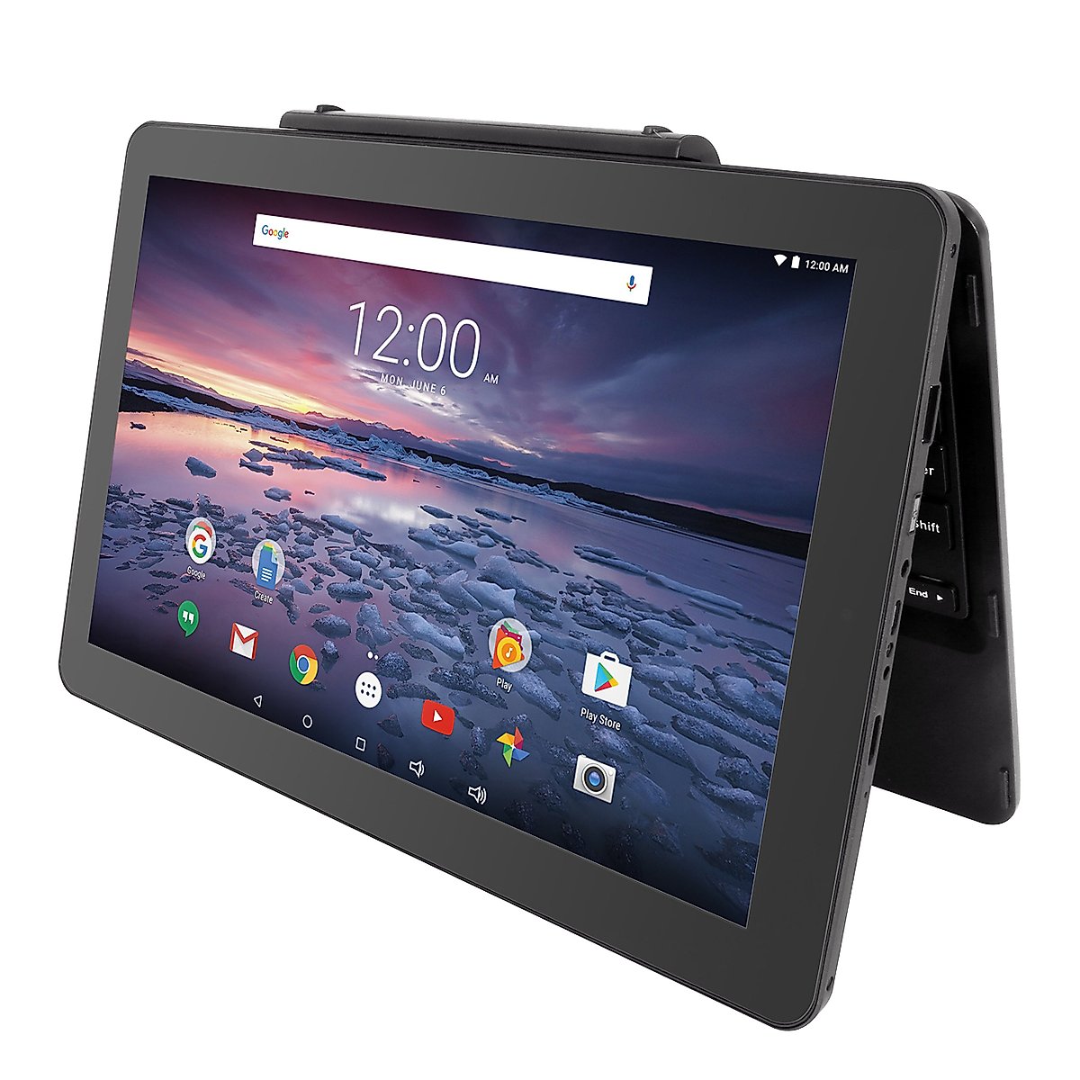 Pro12 with WiFi 12.2" 2-in-1 Touchscreen Tablet PC Featuring Android 6.0 (Marshmallow) Operating System, Black