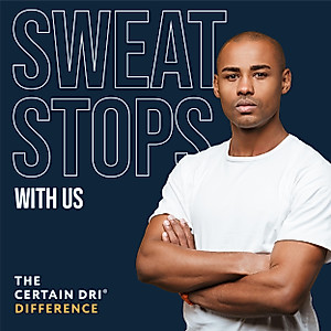 Certain Dri Extra Strength Clinical Solid Antiperspirant, Hyperhidrosis Treatment for Men & Women, Long-Lasting 72hr Protection, Effective Sweat Control, Travel Friendly, Powder Fresh Scent, 1.7oz