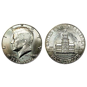 1976 P, D Kennedy Half Dollar 2 Coin Set Uncirculated