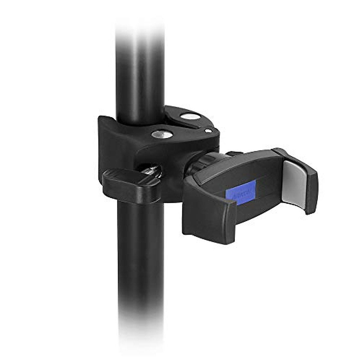 ARKON Mobile Grip 5 Phone Clamp Post Mount for iPhone 11 XS XR X Galaxy S20 S10 S9 Retail Black, MG531