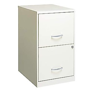 Office Dimensions 18" Deep 2 Drawer Metal File Cabinet