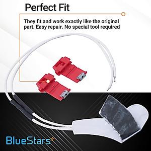 BlueStars WR49X10173 Refrigerator Dispenser Water Tube Heater Kit - Compatible with G.E & Kenmore Refrigerators - Replaces PS1766223 1381601 AP4318572