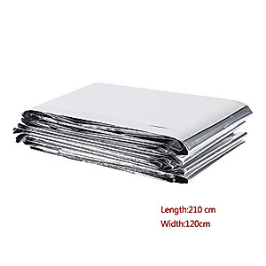 Tnfeeon Silver Reflective Film Garden Greenhouse Covering Foil Environmentally Safe Sheets Increase Growth for Vegetables Flowers