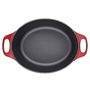 Rachael Ray NITRO Cast Iron Dutch Oven, 6.5 Quart, Red