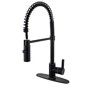Kingston Brass LS8776CTL Continental Pre-Rinse Kitchen Faucet, 8" in Spout Reach, Naples Bronze