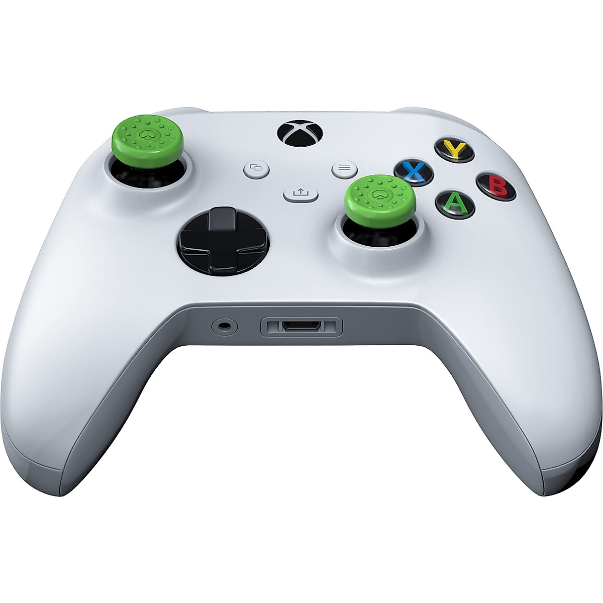 KontrolFreek No-Slip Thumb Grips for Xbox Series X (XBX) and Xbox One (XB1) Controller | 4-Pack | Green and Black