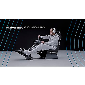 Playseat Evolution Pro Sim Racing Cockpit | Comfortable Racing Simulator Cockpit | Compatible with all Steering Wheels & Pedals on the Market | Supports PC & Console | Redbull Racing Esports edition