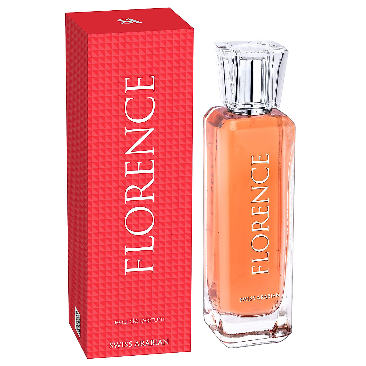 Florence, Eau de Parfum for Women (100mL) | Fizzy Duo of Bergamot/Lemon built around Rose, Patchouli, Sandalwood, Cedarwood and Musk | by Oud Perfume Artisan Swiss Arabian | Cologne Fragrance Spray
