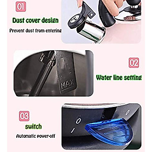 -3L Stainless Inner Lid Electric Kettle2000W Cordless Tea Kettle,Fast Boiling Hot Water Kettle with Auto Shut Offwith Boil Dry Protection,Double Walled Insulation/Red/Yellow