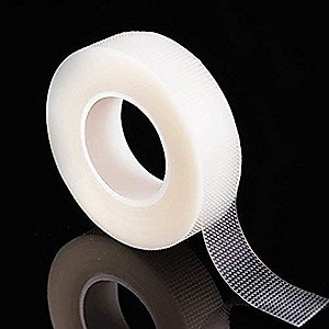 GCQQ Lash Tape for Eyelash Extensions, 9 Rolls Micropore Tape, Eyelash Tape for Lash Extensions, Makeup, 0.5" x10 Yards, Individual Package(Clear)